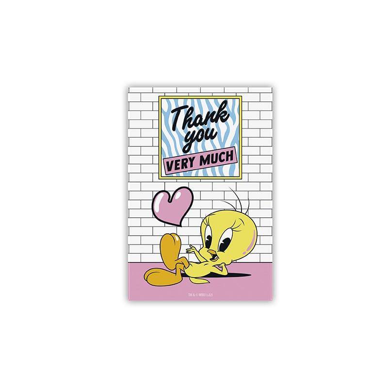 Looney Tunes - Magnet Tweety Dankeschön - 5,5 x 8 cm – ANIGAME
